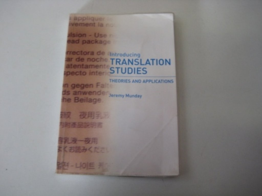 Amazon.com: Introducing Translation Studies: Theories and Applications ...