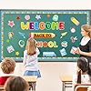 Amazon.com: MORENKISS Back to School Classroom Bulletin Board ...
