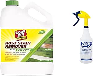 Amazon.com: RustAid GSX00101 Goof Off Rust Remover Gallon and Zep 32oz ...