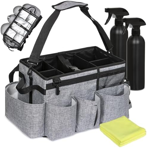 Amazon.com - Wearable Cleaning Bag - 6 PC Set - Cleaning Supply Caddy ...