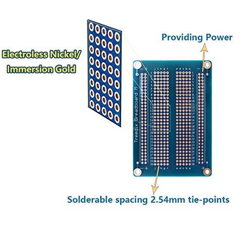 Snapklik.com : Treedix 4 Pcs Universal Board Solderable BreadBoard PCB ...