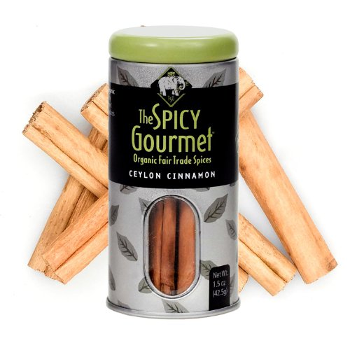 Amazon.com : The Spicy Gourmet Organic Ceylon Cinnamon Quills - 1.5 oz ...