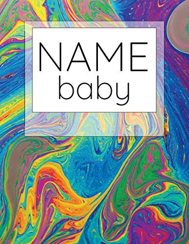 Name baby: Name organizer for boys and girls, 10 sheets for names and ...
