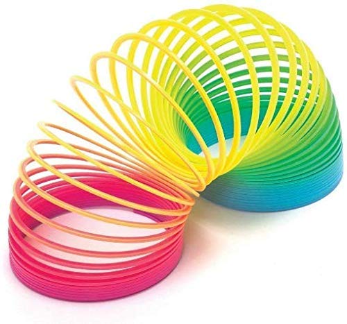 Fashion Era Rainbow Magic Slinky Spring Toy Fun Playing for Kids ...