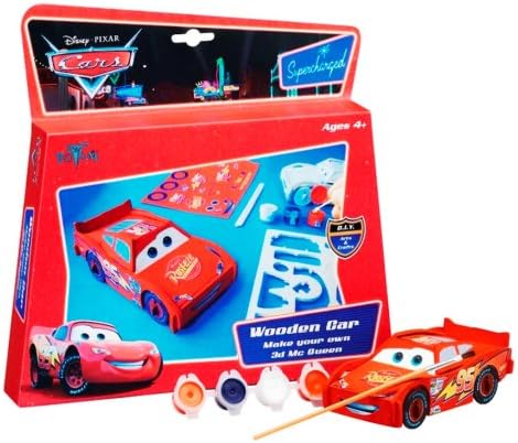 Totum Disney Cars - Coches de Madera en 3D : Amazon.es: Juguetes y juegos