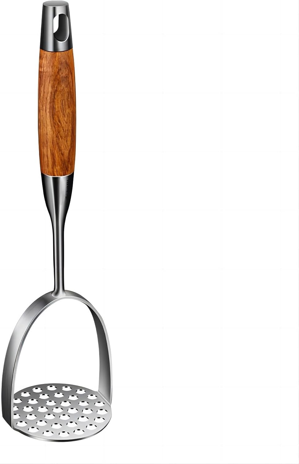 Amazon.com: REDANT 13.5" Stainless Steel Potato Masher with Wooden ...