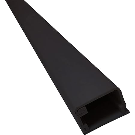 Amazon.com: Small Latching Cable Raceway (375 Series) - 5ft - Black ...