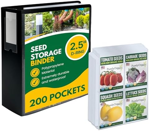 Amazon.com : Performore Heavy-Duty Seed Storage Kit for Organizing Seed ...