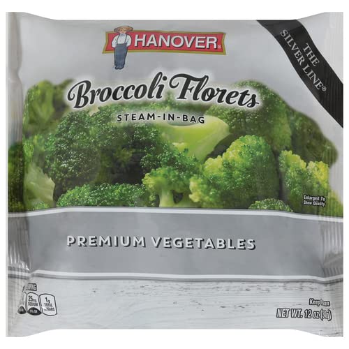 Amazon.com: Hanover Broccoli Florets, 1 oz (frozen) : Grocery & Gourmet ...