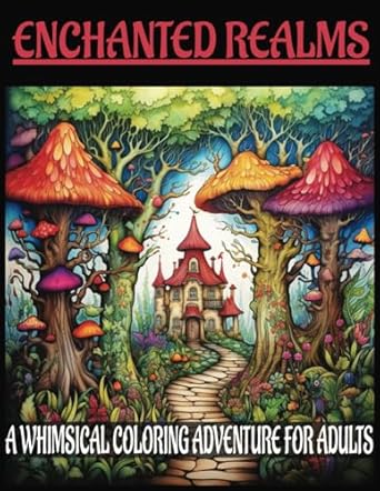 Amazon.com: Enchanted Realms: A WHIMSICAL COLORING ADVENTURE FOR ADULTS ...