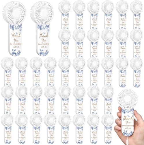 Amazon.com: VIHOSE 50 Pcs Mini Handheld Electric Fans for Wedding ...