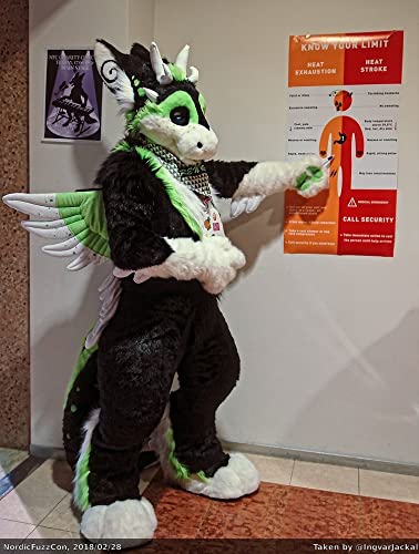 Buy Nemean Dragon Jackalope Cooker Spaniel Huksy Dog Fursuit Teen ...