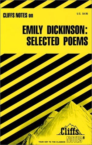 Amazon | Cliffs Notes Emily Dickinson: Selected Poems (Cliffs Notes ...