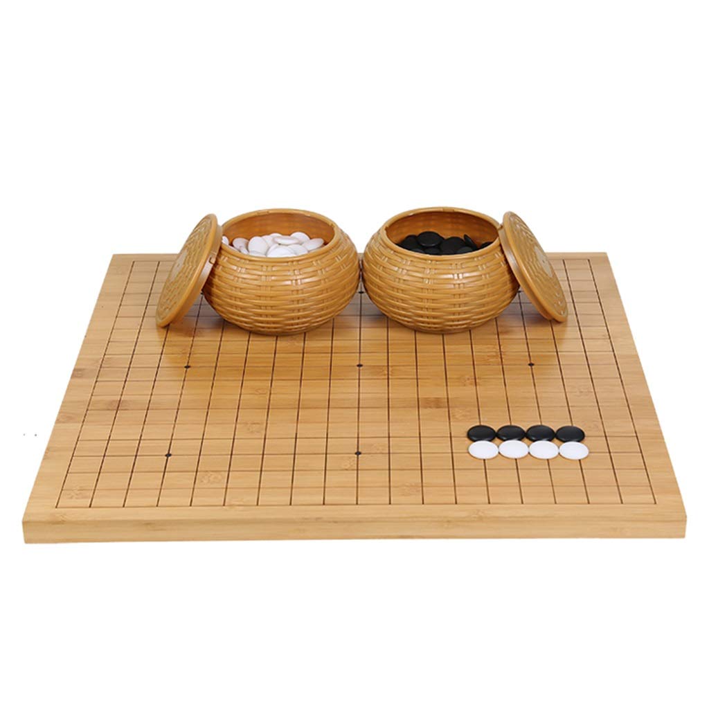 Buy Go Set with Natural Wood Board,GO Chess Board Game Set,Gomoku Board ...
