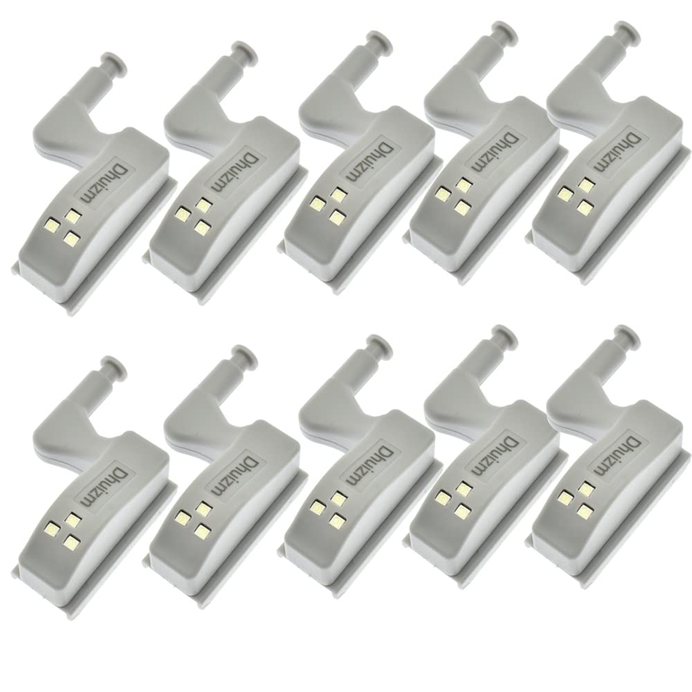 10PCS Universal Cabinet Cupboard Hinge LED Light Sensor Light for ...