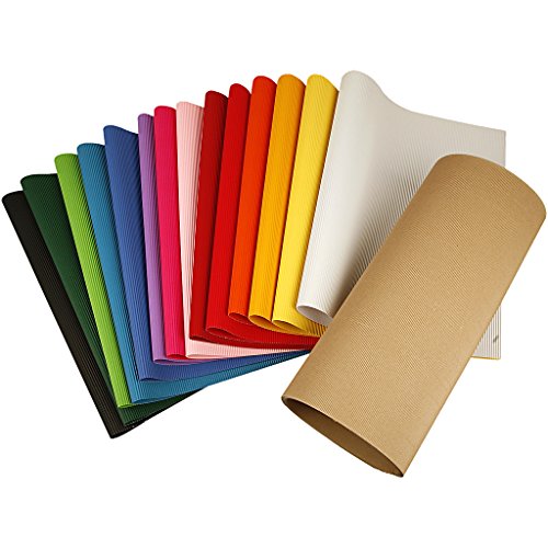 Corrugated Card, sheet 50×70 cm, 80 cm, 15asstd sheets – BigaMart