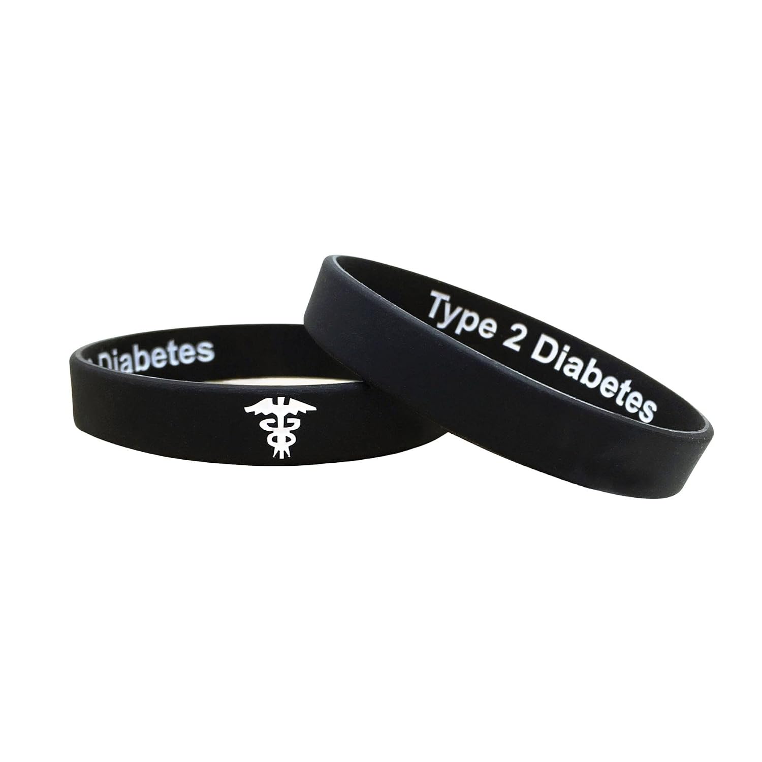Type 2 Diabetes Hidden Message Wristband Medical Alert Diabetic ID ...