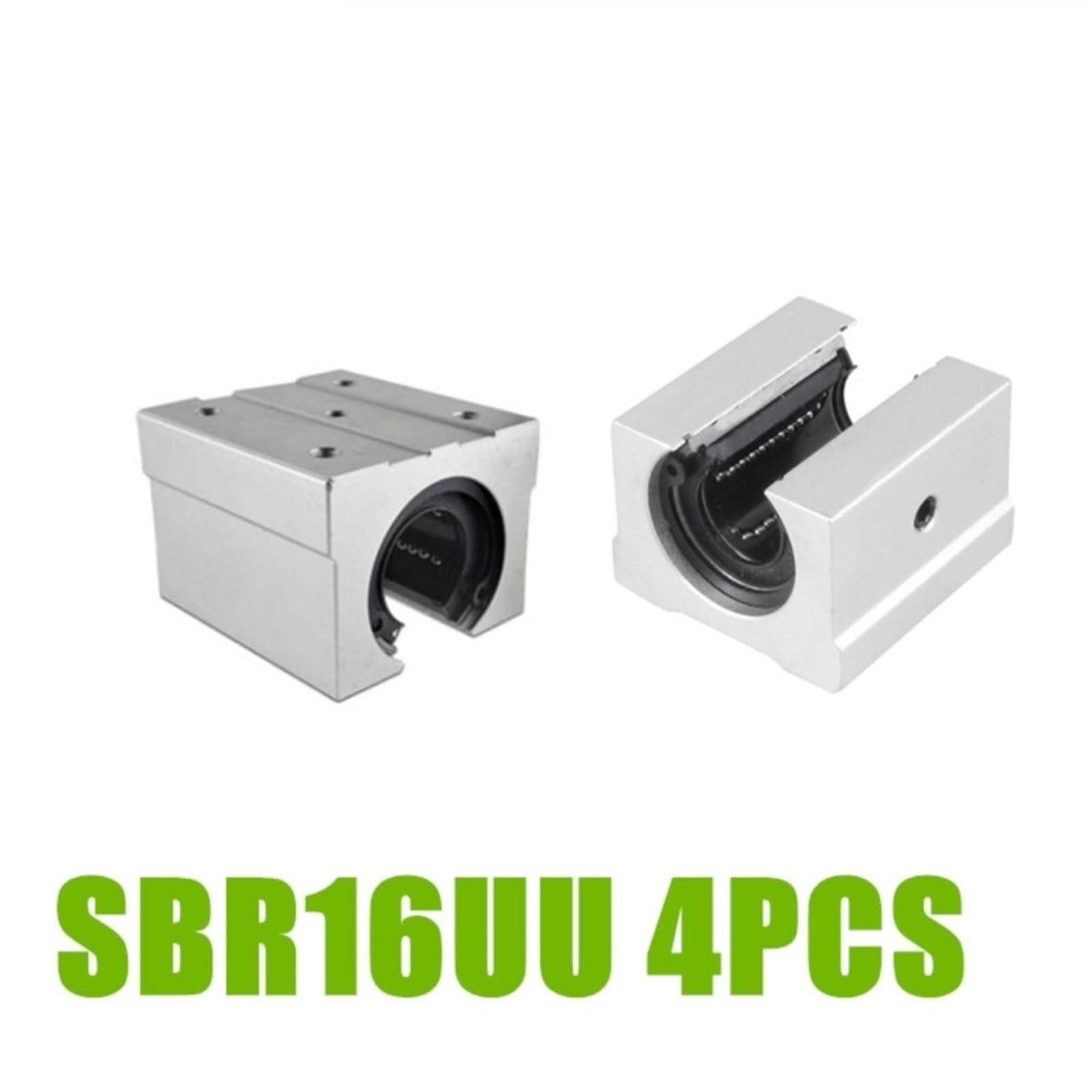 Snapklik.com : 4pcs SBR16UU Round Linear Motion Ball Slide Rail SBR16 ...