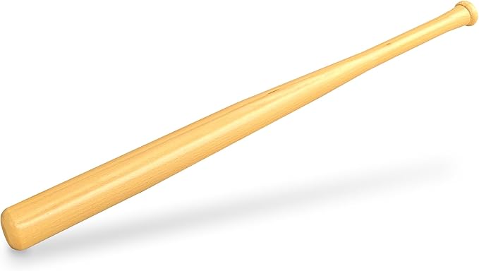 Batte de baseball en bois de 63,5 cm – Batte de baseball autodéfense en ...