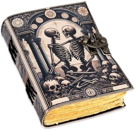 Amazon.com : Book of Spells Vintage Leather Journal Blank Spell Book ...