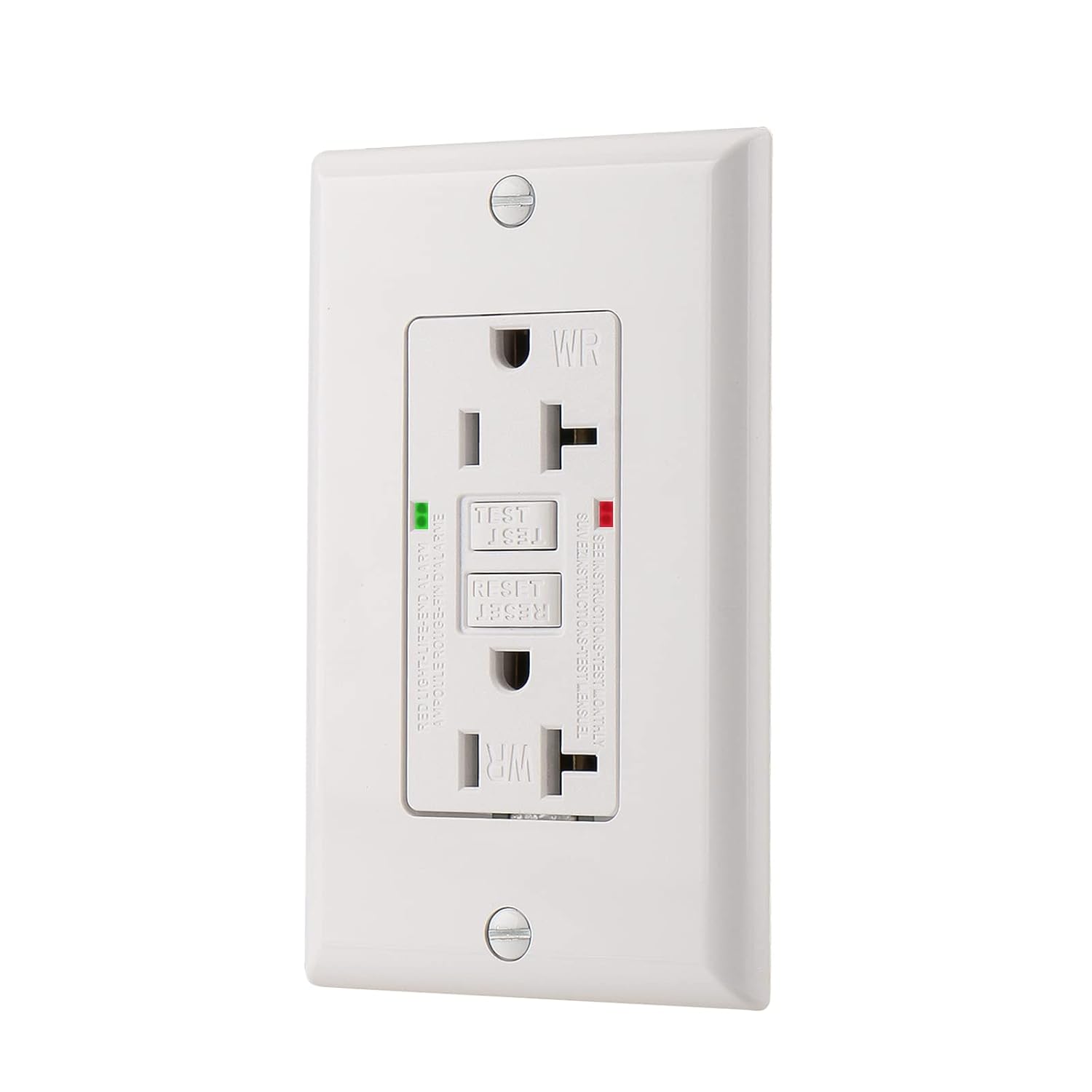 Weather-Resistant GFCI Outlet,Automatic Trip Protection,1pack,20Amp ...
