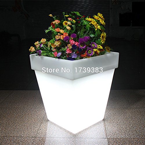 New and Modern LED Light Flowerpot flash flower pot indoor Outdoor ...