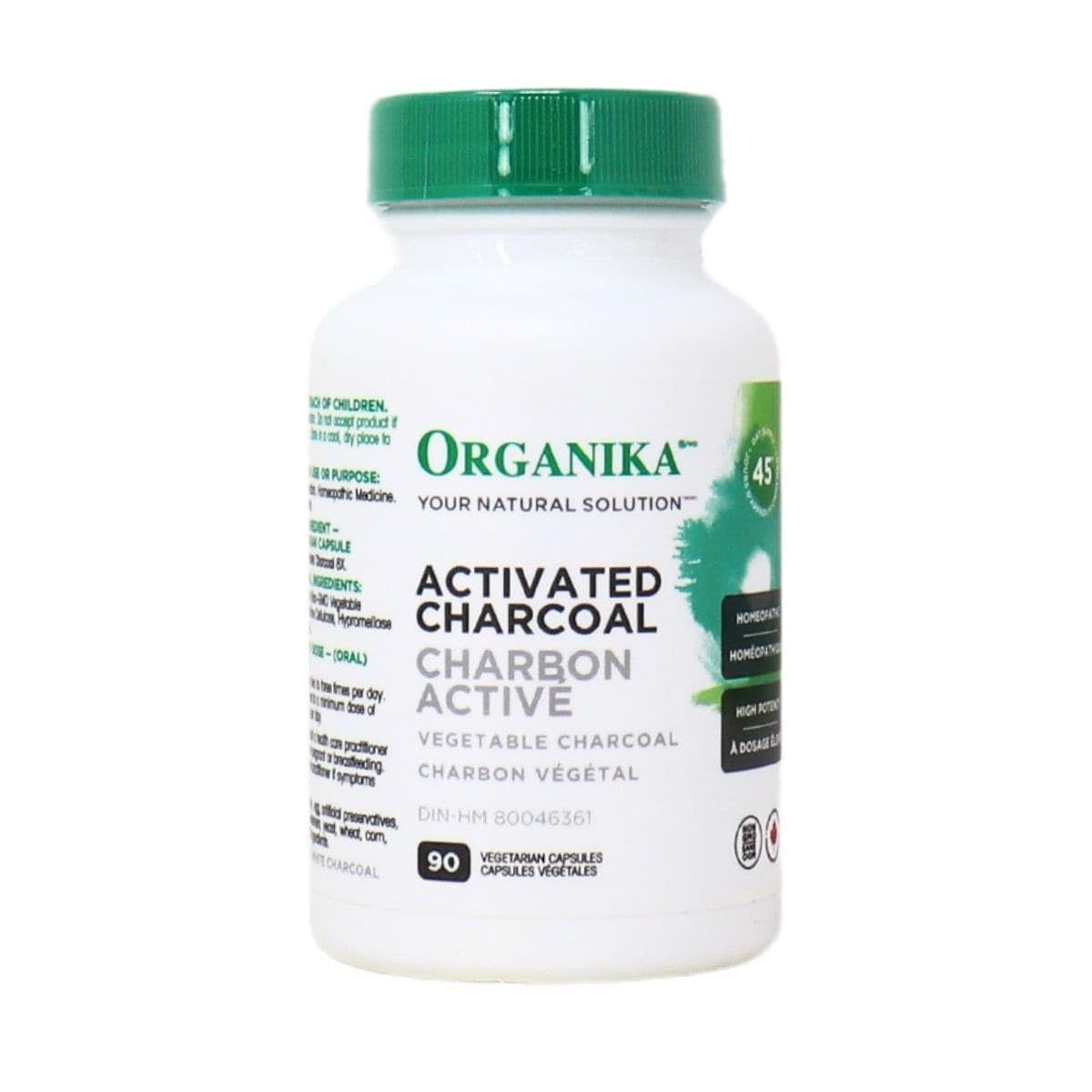 Organika Activated Charcoal- Homeopathic Charcoal, Digestive Support ...