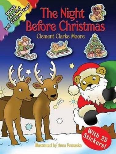 The Night Before Christmas: Coloring and Sticker Fun! (Dover Holiday ...