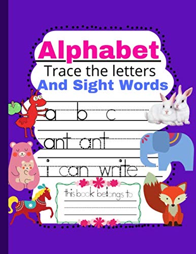 Buy Trace Letters Of The Alphabet and Words: Preschool Practice ...