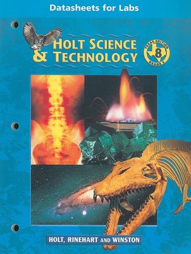 Holt Science & Technology Texas: Datasheet For Labs Grade 8 Physical ...