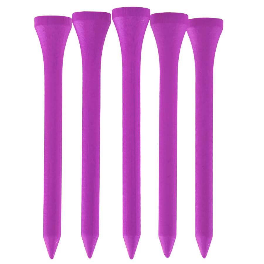 TH Golf Bamboo Golf Tees 70mm | Pack of 50 & 100 | Multiple Colour ...