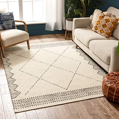 Amazon.com: Well Woven Khia Beige & Gold Kilim-Style Weave Tribal ...