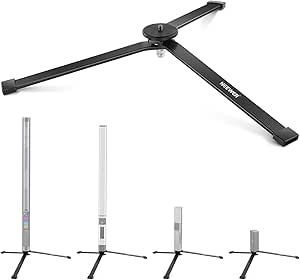 Amazon.com : NEEWER Metal Mini Tripod Base for TL120C TL60 CL124 Tube ...