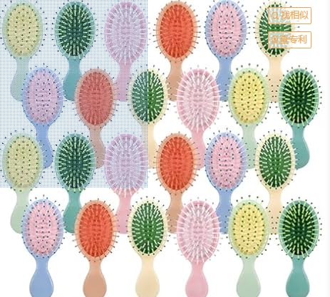 Amazon.com : 100 Pieces Mini Wet Hair Brush Set - Soft Bristles ...