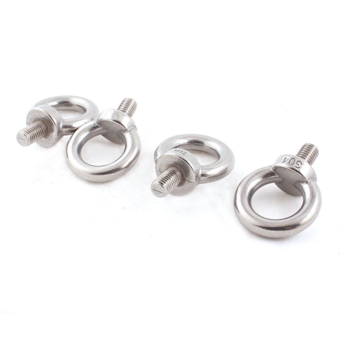 4 PCS Stainless Steel Wire Rope Eye Bolt Grips 12mm Thread : Amazon.in ...