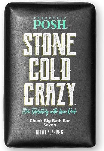 Amazon.com : Perfectly Posh - Stone Cold Crazy Big Bath Bar Soap ...