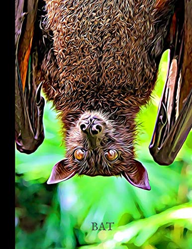 Bat Journal: Bat Composition Blank College Ruled Lined Notebook ...