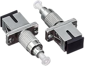 Amazon.com: FC Male to SC Female Fiber Optic Adapter Hybird Adapter ...