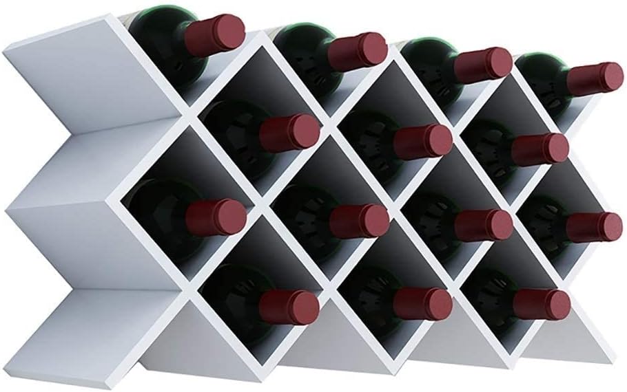 Amazon.com: Wine Bottles Rack Wall-Mounted Wooden Wine Holder Shelf ...