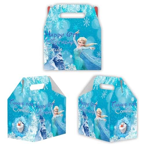 Amazon.com: Princesses Frozen Gable Candy Box - 12Pack - 4.4x4.5x3in ...