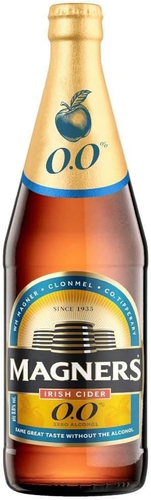 Magners Zero 0% Apple Cider 24 Pack of 330ml Bottles : Amazon.co.uk ...