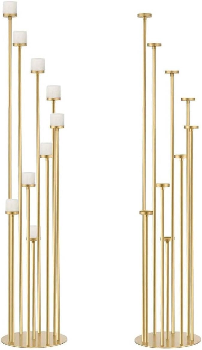 Amazon.com: Dandat 1 Candle Holders 41.5 Tall Cluster 8 Arms Acrylic ...