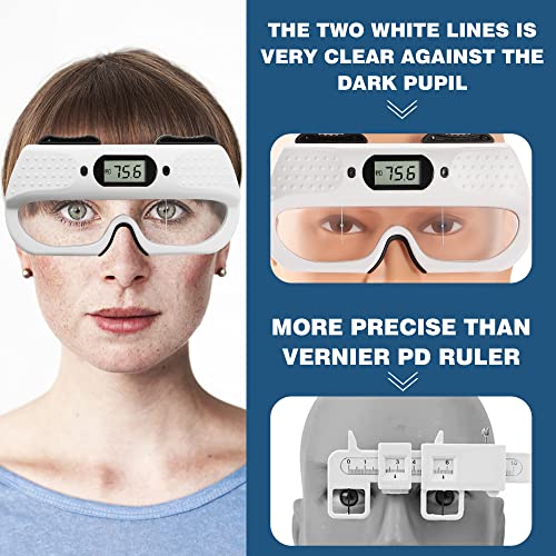 Snapklik.com : Hanchen PD Meter Digital Pupil Distance Meter PD Ruler ...
