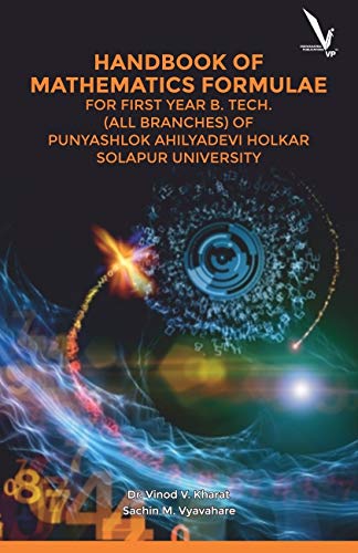 Buy Hand Book Of Mathematics Formulae - For First Year B Tech (All ...