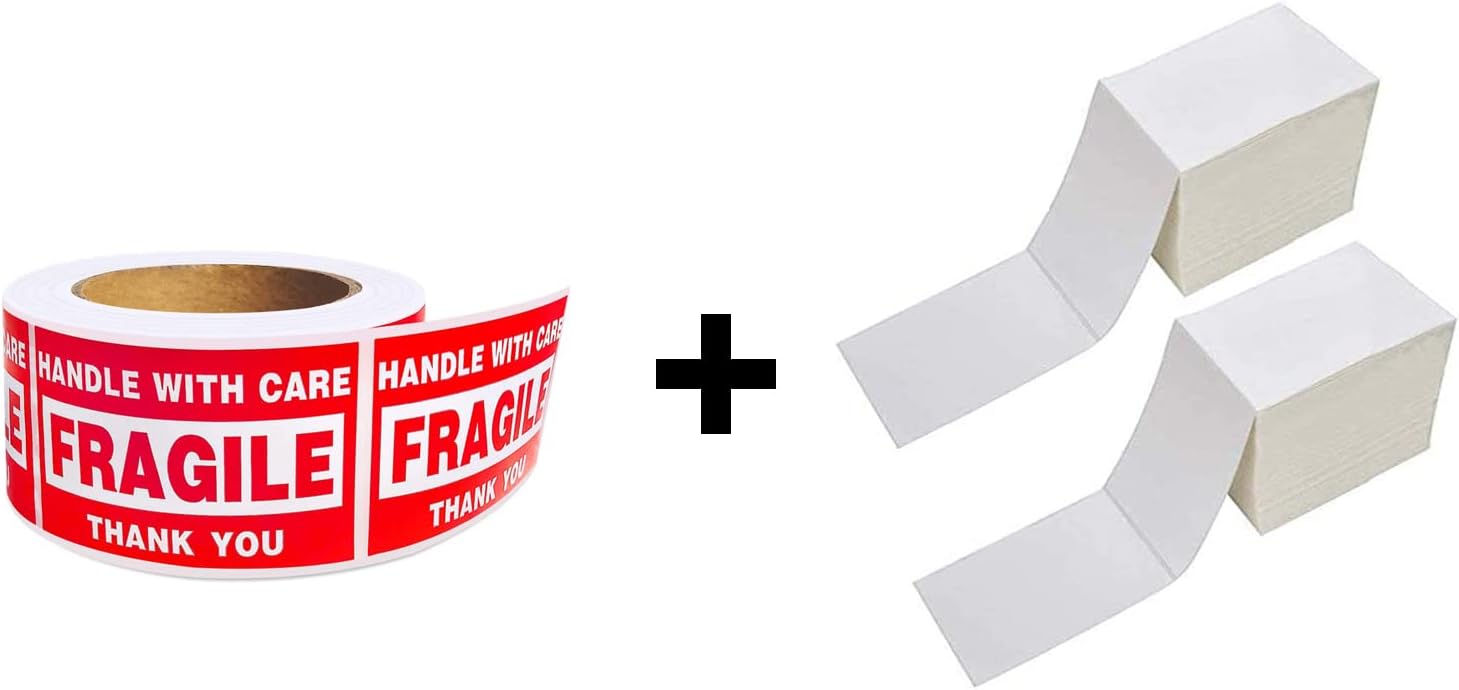 Amazon.com : Immuson 3" X 5" Warning Stickers for Shipping and Packing ...