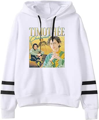 Amazon.com: Timothee Chalamet Merch Hoodies Winter Men/Women Kawaii Hip ...