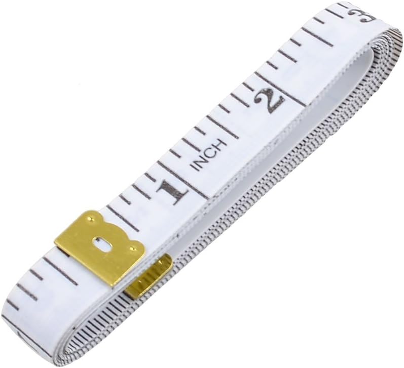Uxcell Flexible Tailor Cloth Measuring Ruler Tape, White, 5-Piece ...