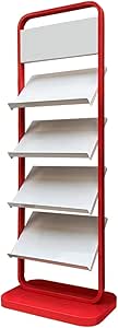 Amazon.com: Floor-Standing Magazine Rack,4/5 Tiers Newspaper Holder ...