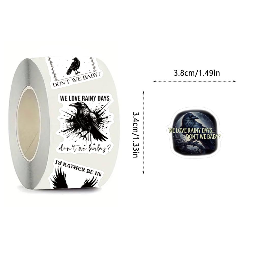 Snapklik.com : 500 Sheets Ravenhood Stickers RollTerror Game15 Inch 8 ...