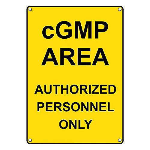 Weatherproof Plastic Vertical cGMP Area Authorized Personnel Only Sign ...